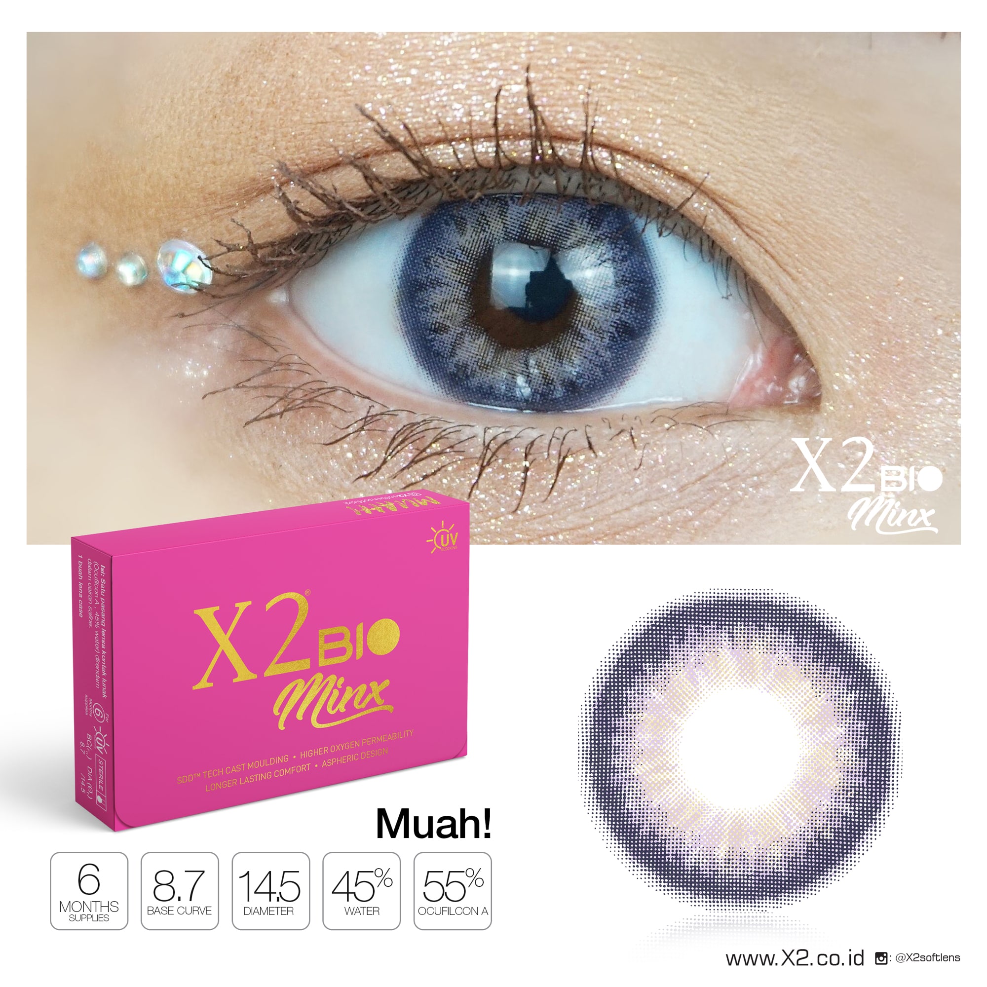 X2 Softlens – LoveYourEyes