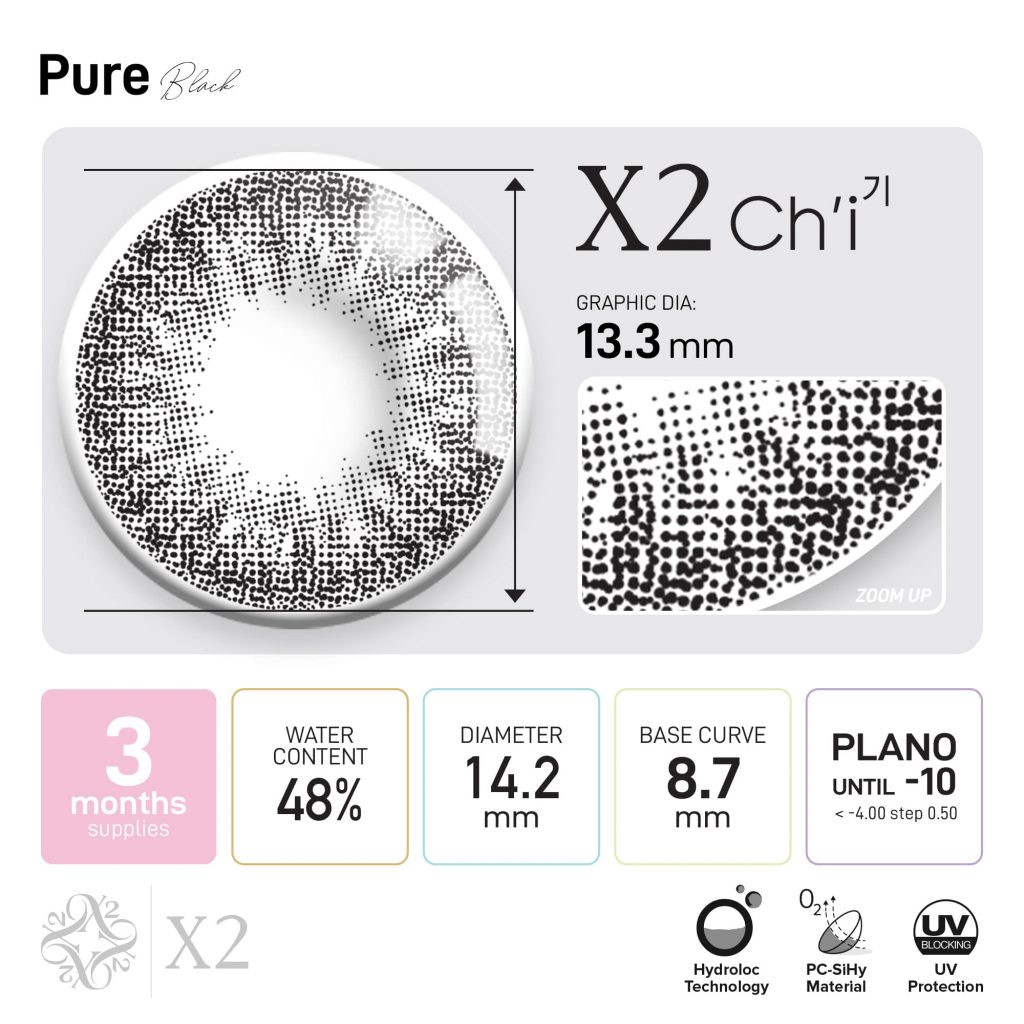 X2 Ch’i – Pure (DIA 14,2MM) – X2 Softlens