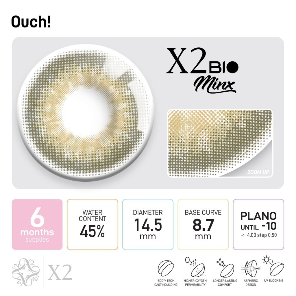 X2 Bio Minx – OUCH – X2 Softlens